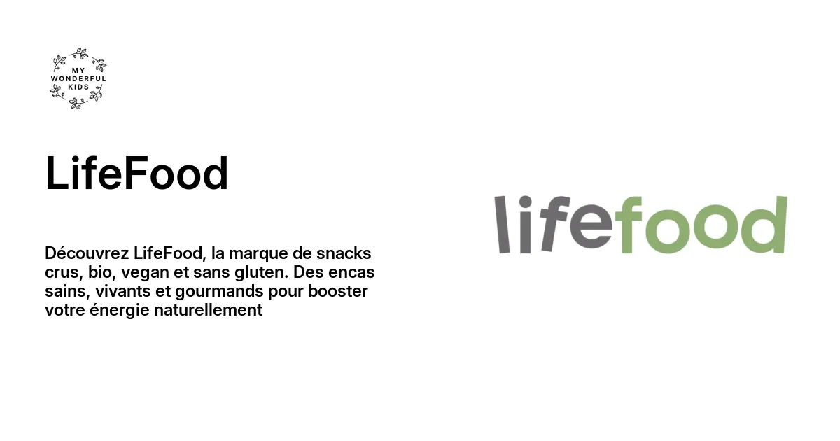 LifeFood : snacks crus, bio & vegan pour grignoter intelligent | My ...
